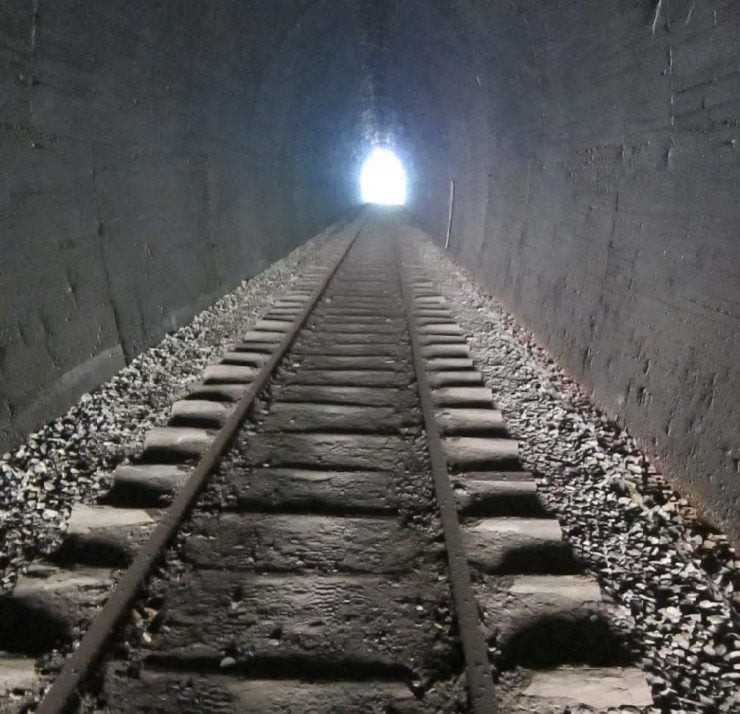 Railway Tunnels, Dawes Range between Golembil and Barrimoon sidings ...